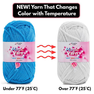 Magic Yarn - 100% Cotton Color Changing Yarn – Everything Crochet