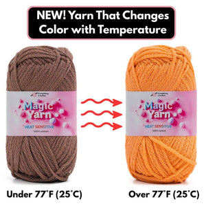 Magic Yarn - 100% Cotton Color Changing Yarn – Everything Crochet