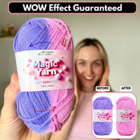 Magic Yarn - 100% Cotton Color Changing Yarn – Everything Crochet
